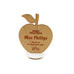 Wooden Apple Plaque with stand Gift Teachers Day End of Term Christmas ...