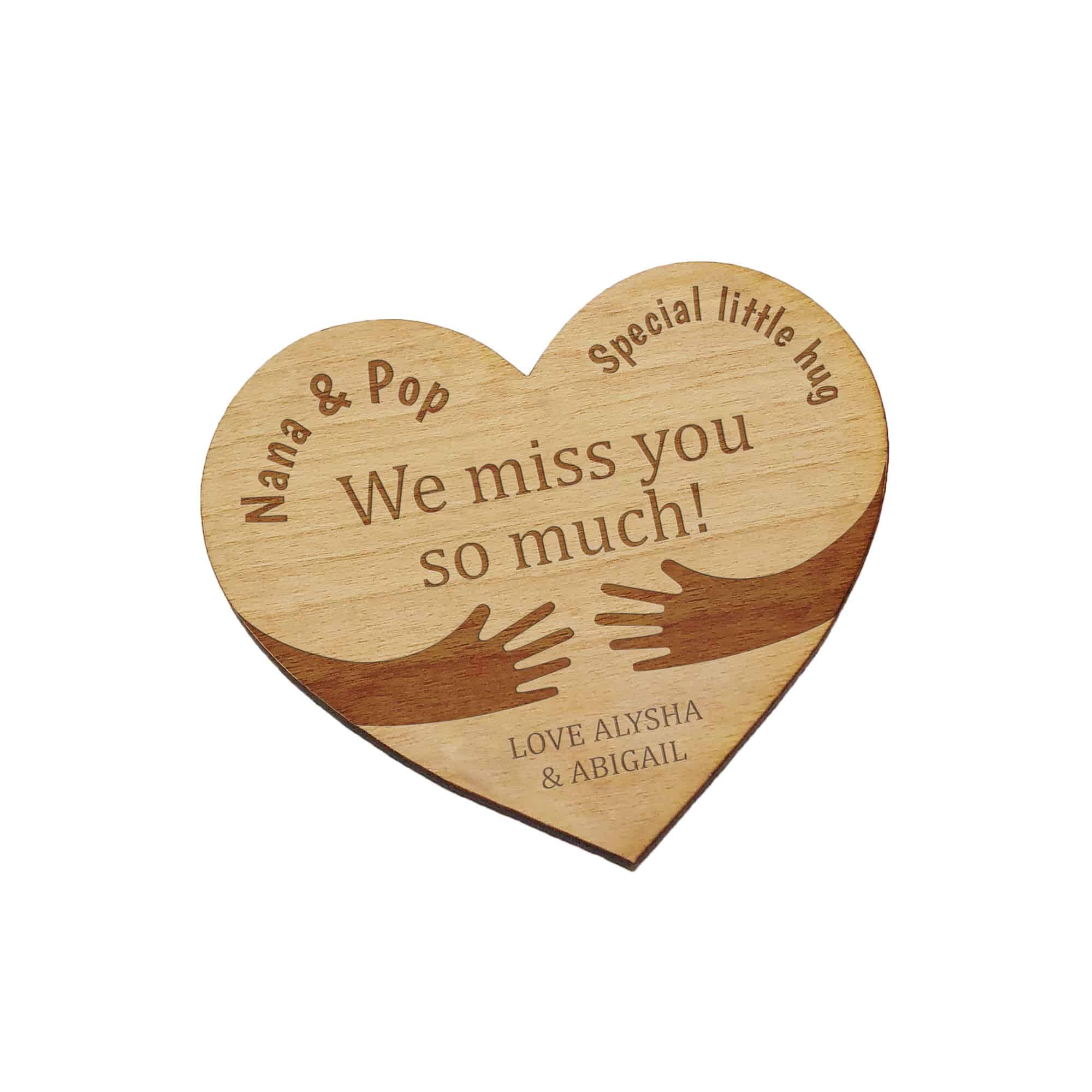 Isolation Pocket Hug Magnet Gift – The Engraving Shop